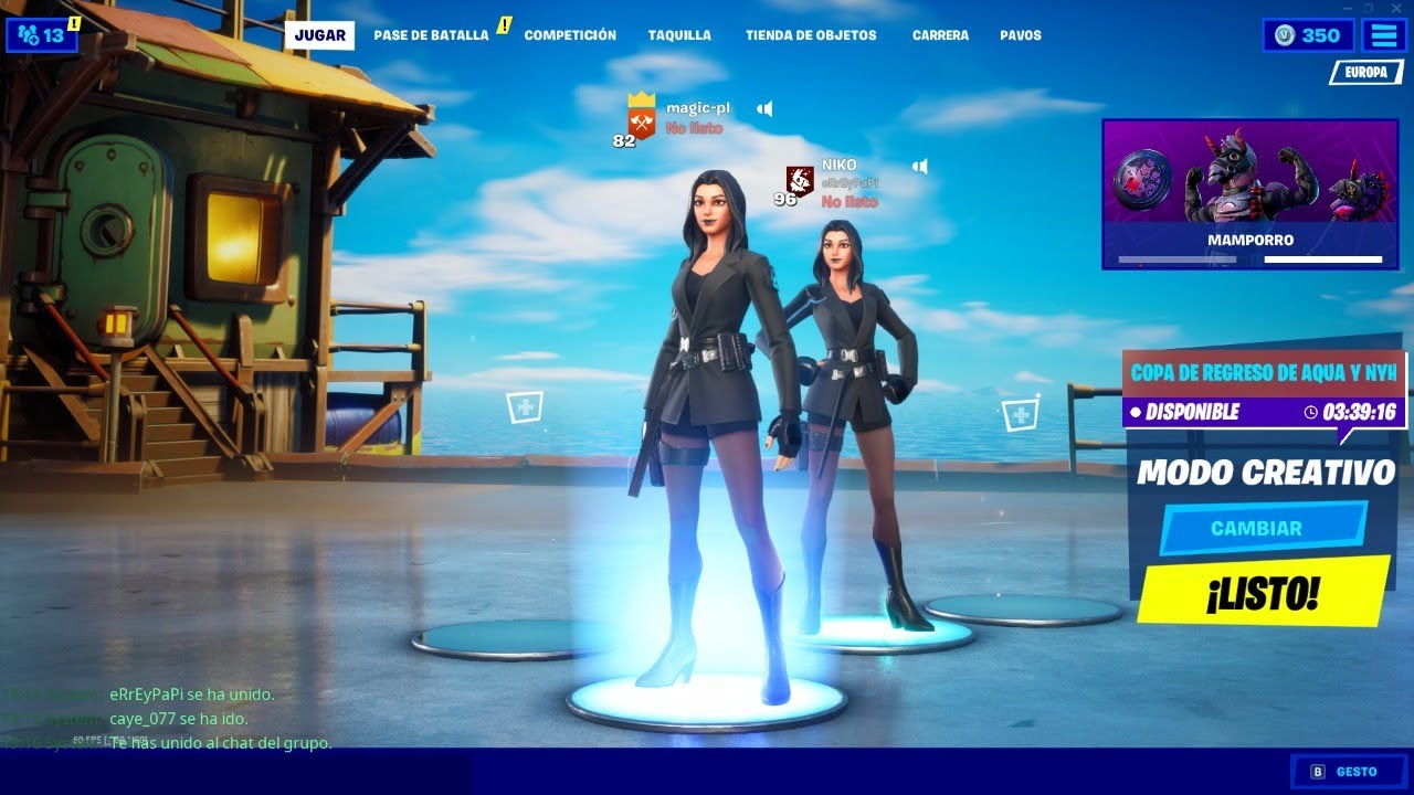 COPA DE REGRESO DE AQUA Y NYHROX EN DÚOS | FORTNITE DIRECTO - YouTube