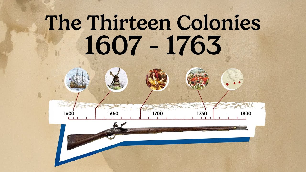 The 13 Colonies | Early US History for Kids - YouTube