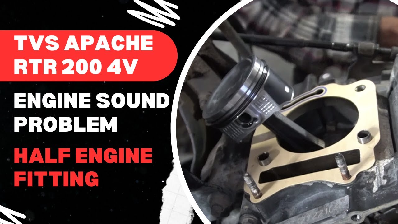 TVS Apache RTR 200 4V Half Engine Fitting | #tvs #rtr #apache200 # ...
