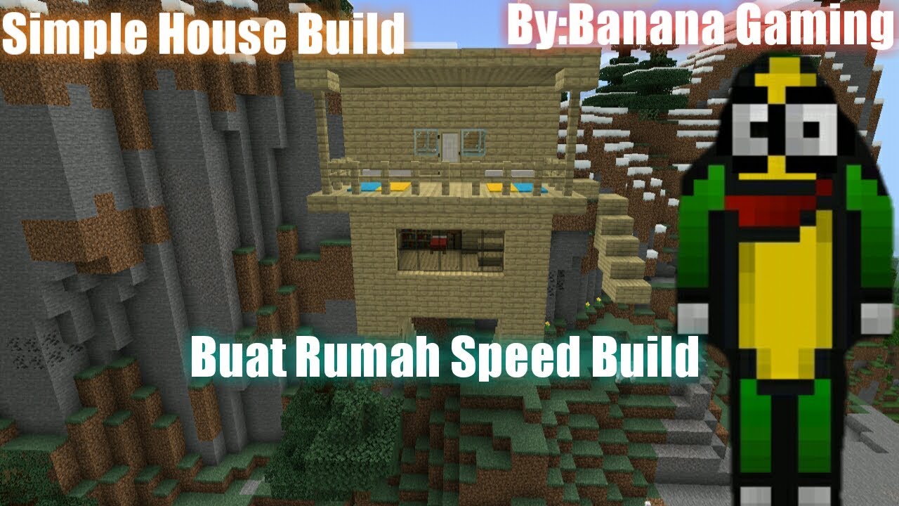Speed Build House - Minecraft Pe Indonesia - YouTube