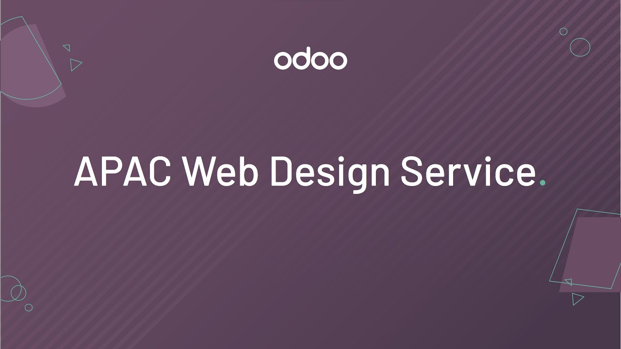 Odoo APAC Web Design Services 101: What and How? - YouTube