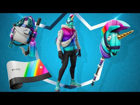 The upcoming crew pack skin with backbling in lobby - YouTube