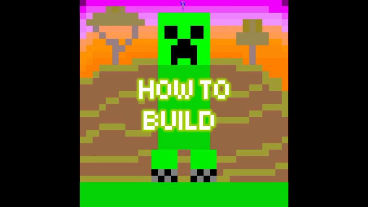 How To Build A Creeper In Minecraft - YouTube