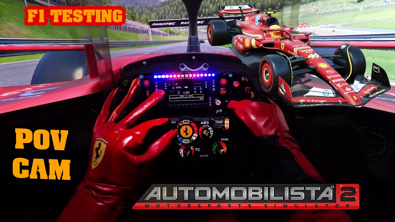 Hamilton Takes On Ferrari In F1 TESTING AMS 2 Automobilista 2 Gameplay ...