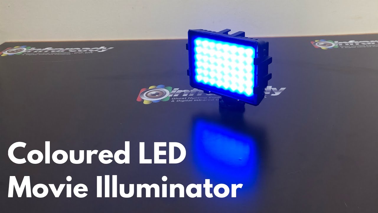 Blue LED ghost hunting illuminator - YouTube