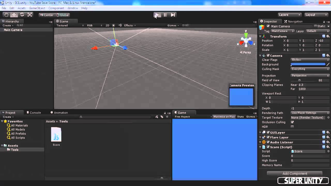 Save Score_High Score شرح عمل حفظ اعلى اسكور للاعيب - YouTube