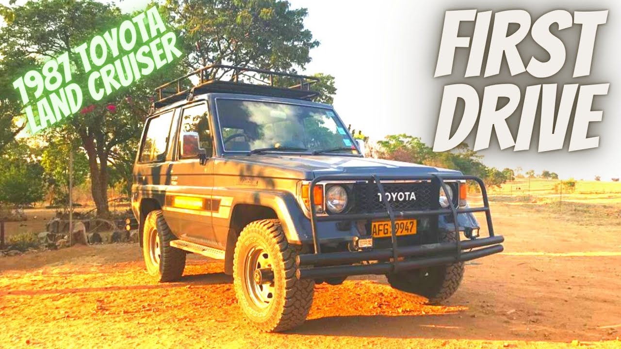 First Drive In A 1987 TOYOTA Land Cruiser LJ71 RIGHT-HAND DRIVE - YouTube