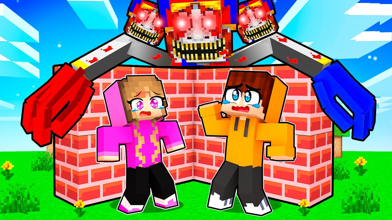 Build To Survive NIGHTMARE POMNI in Minecraft! - YouTube