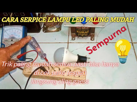 Cara mudah cek lampu LED mati||dua menit cling kembali gaess - YouTube