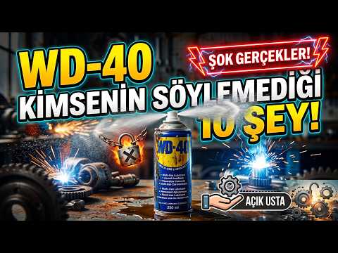 Herkes yanlış kullanıyor!! WD 40 Hakkında Kimsenin Söylemediği 10 Şey!