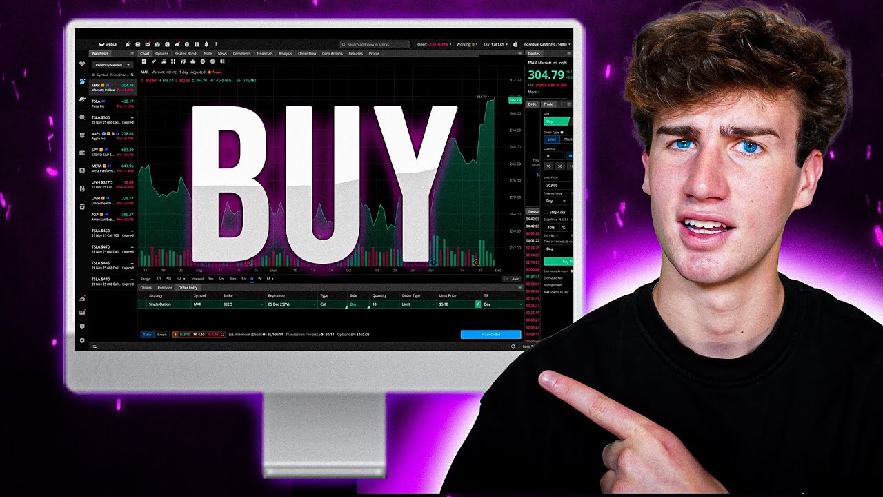 How to Buy Call Options on Webull Paper Trade (Step by Step) - YouTube