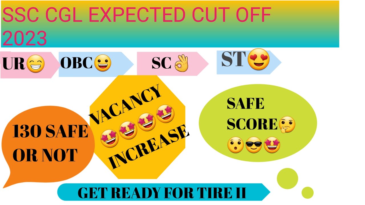 SSC CGL CUT OFF 2023 (TIRE I) SSC CGL CUT OFF 2023(TIRE I) - YouTube