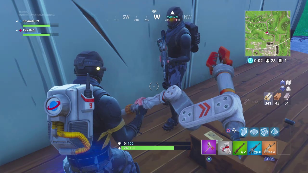 More fortnite with tyson - YouTube