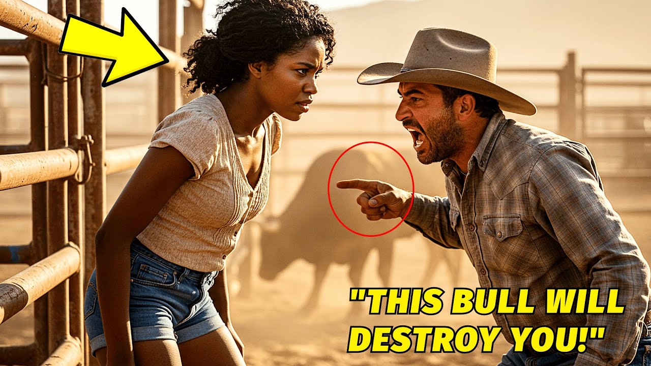 “Don’t touch my bull, BLACK GIRL!” — BUT the cowgirl tames the beast in ...