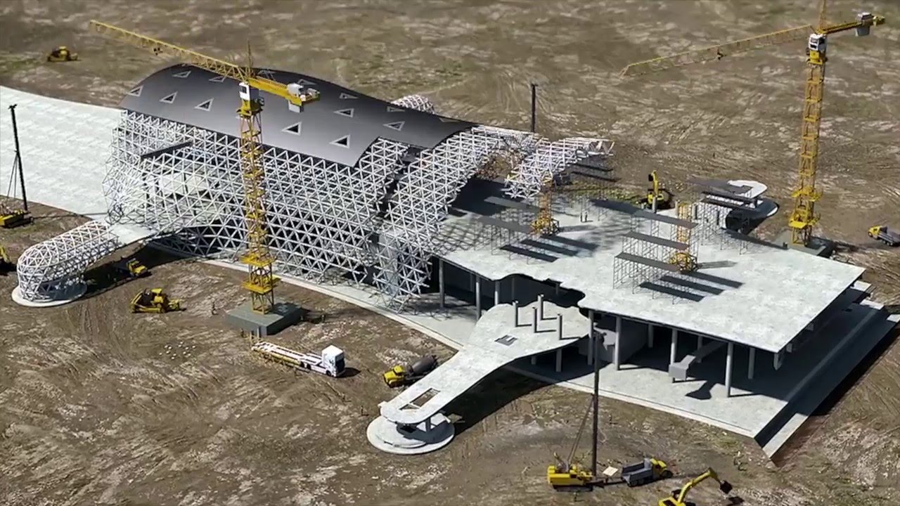 Proceso Constructivo - Terminal del NAICM - YouTube