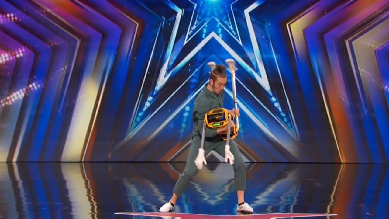 Daniel Simu Dances with His Robot | Auditions | AGT 2024 - YouTube