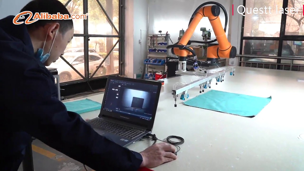 Robot for cloth sewing - YouTube