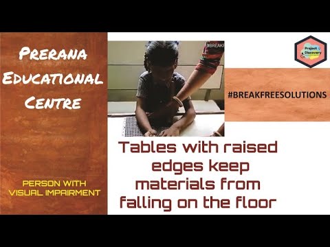 Tables with raised edges keep materials from falling on the floor ...