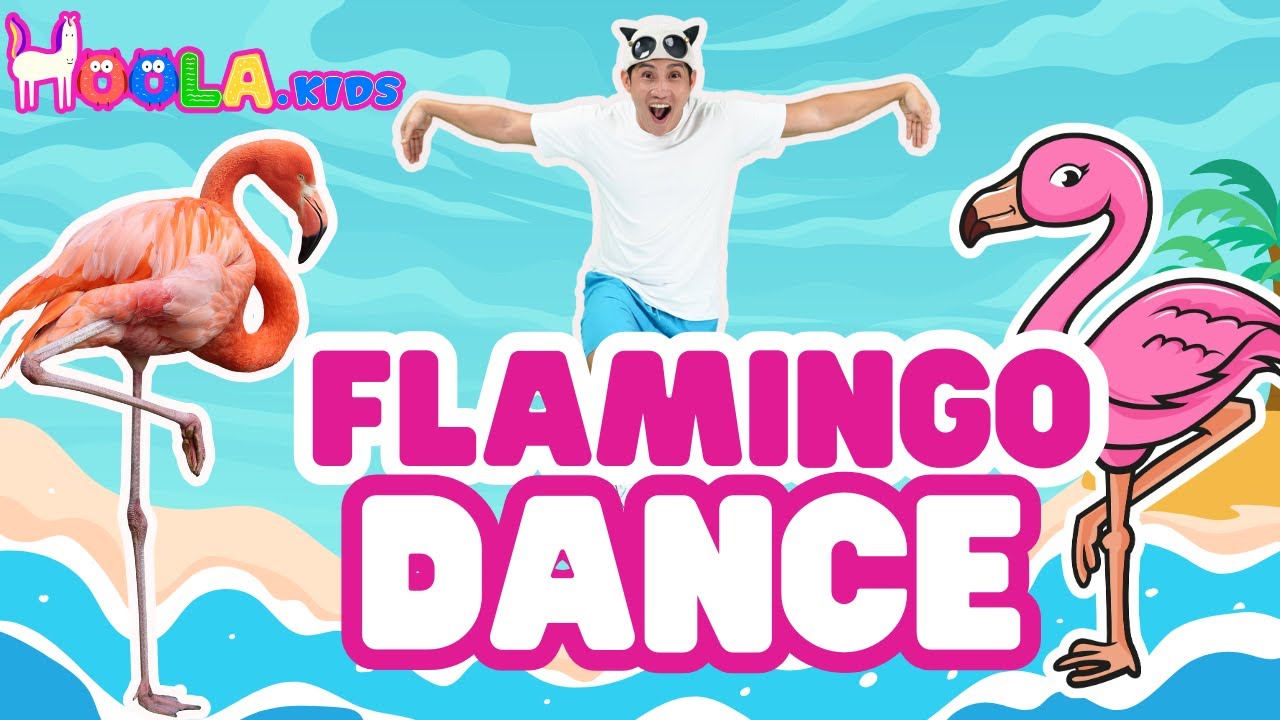 FLAMINGO DANCE 🦩 FLAMINGO SONG 🦩 MENARI BERSAMA FLAMINGO! - YouTube