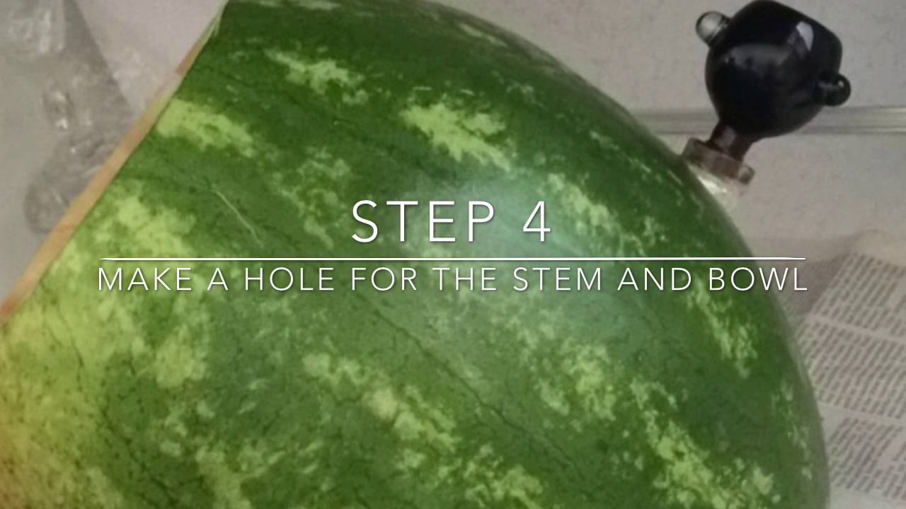 How to make a Watermelon Bong - YouTube