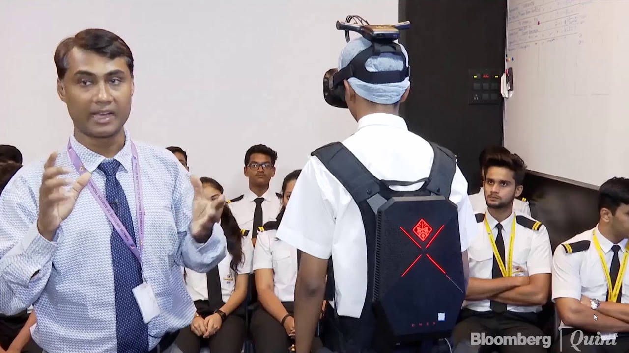 India's First Virtual Reality Aviation Classroom at Thakur Institute of ...