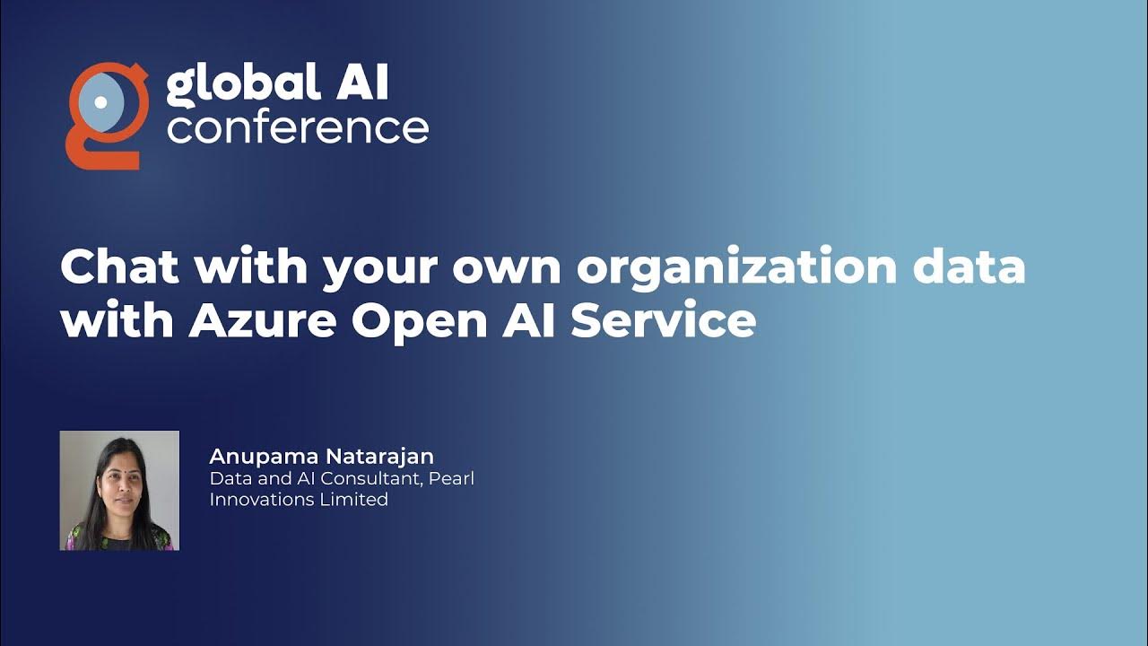Chat with your own organization data with Azure Open AI Service - YouTube