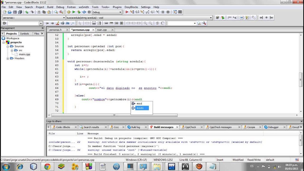 busqueda lineal c++ - YouTube