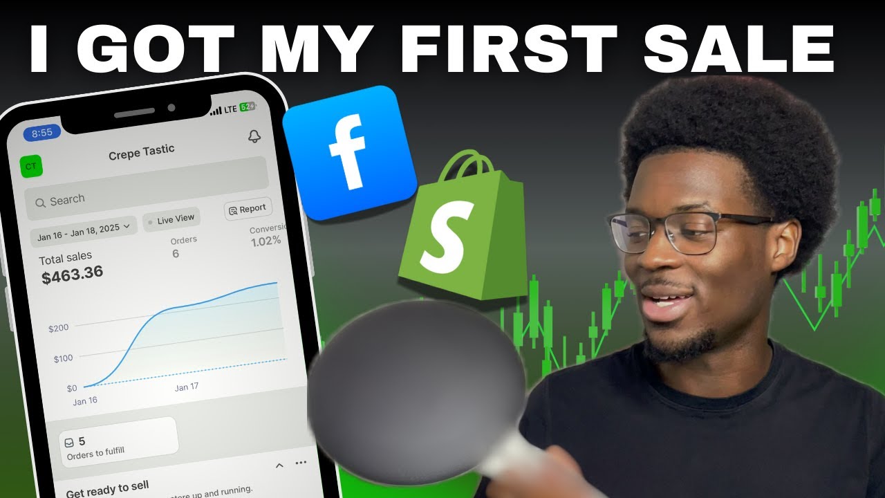 I Got My First Sale Off Dropshipping (Case Study) - YouTube