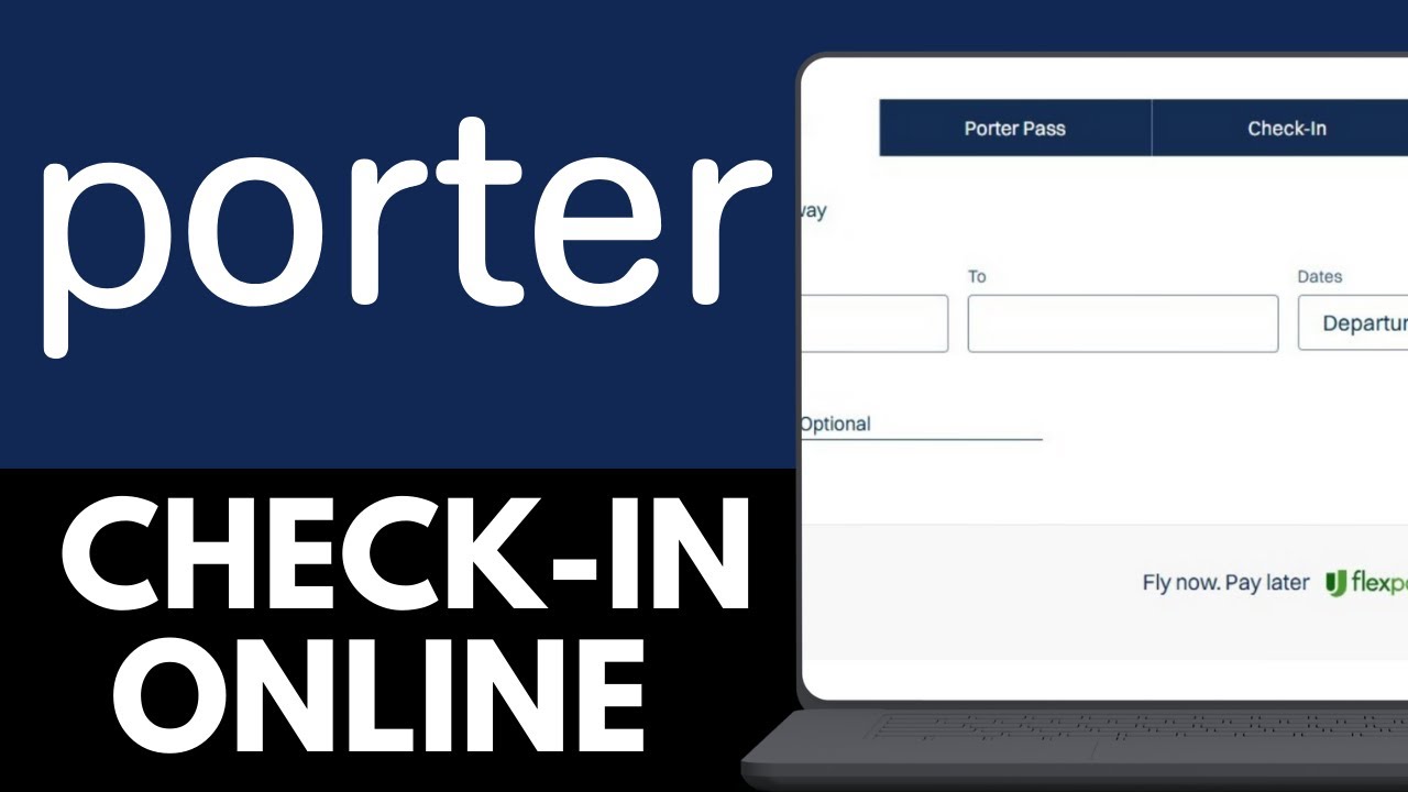 How to Check In Online with Porter Airlines (Quick Guide) - YouTube