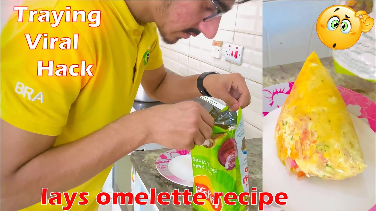 Viral Hack Lays Omelet Recipe - YouTube