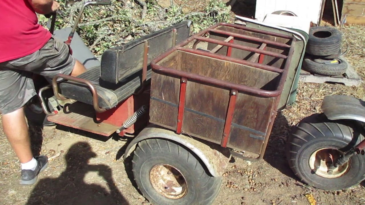 3-Wheeled Motorized Cart - YouTube