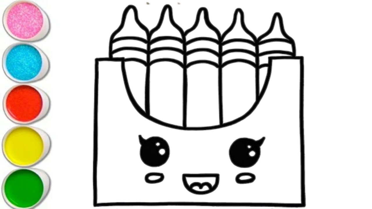 Pencils Color Box Drawing, Painting and Coloring for Kids & Toddlers ...