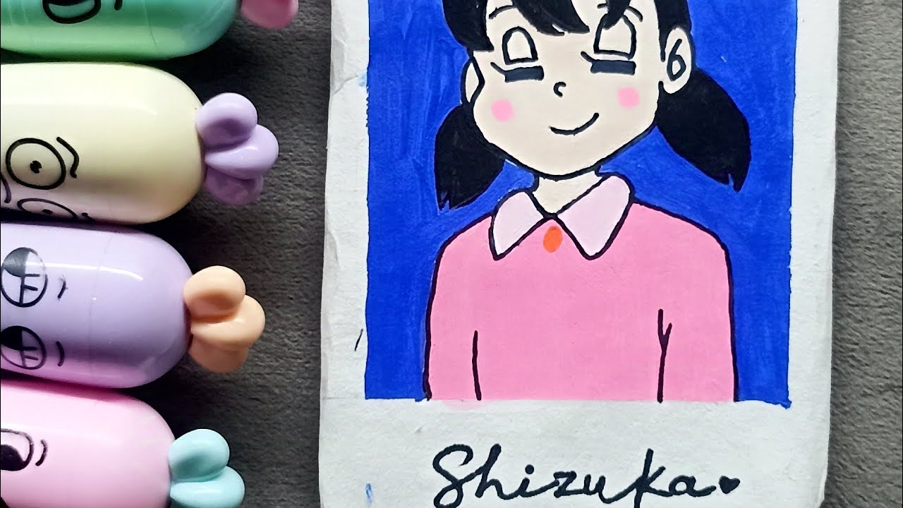 Mini shizuka painting for beginners 😍🩷 @Colourfullife2021 - YouTube