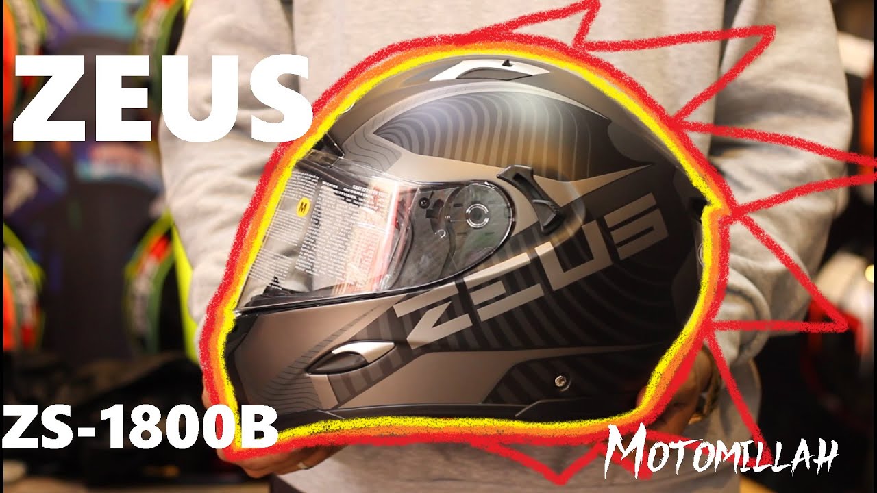 ZEUS ZS-1800B: HELMET NI LODI ROMER CORBE RC49 - YouTube