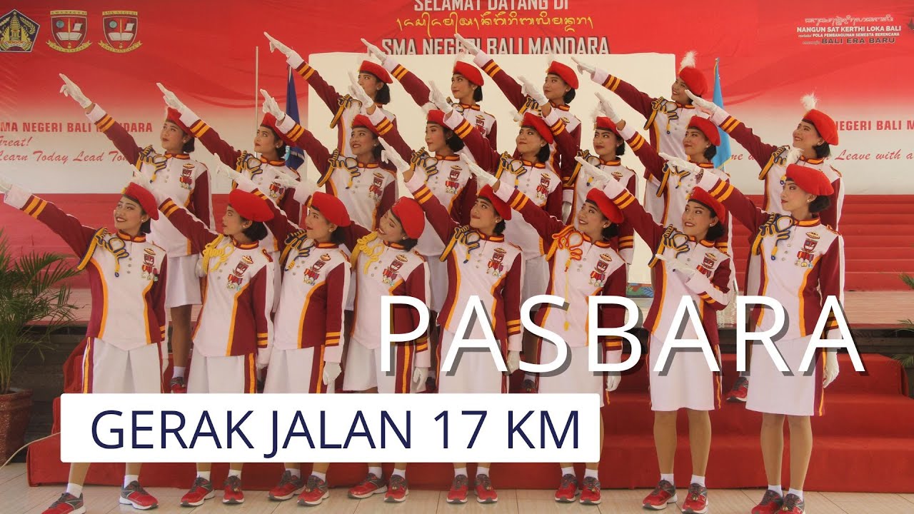 Gerak Jalan 17 Km SMANBARA - YouTube