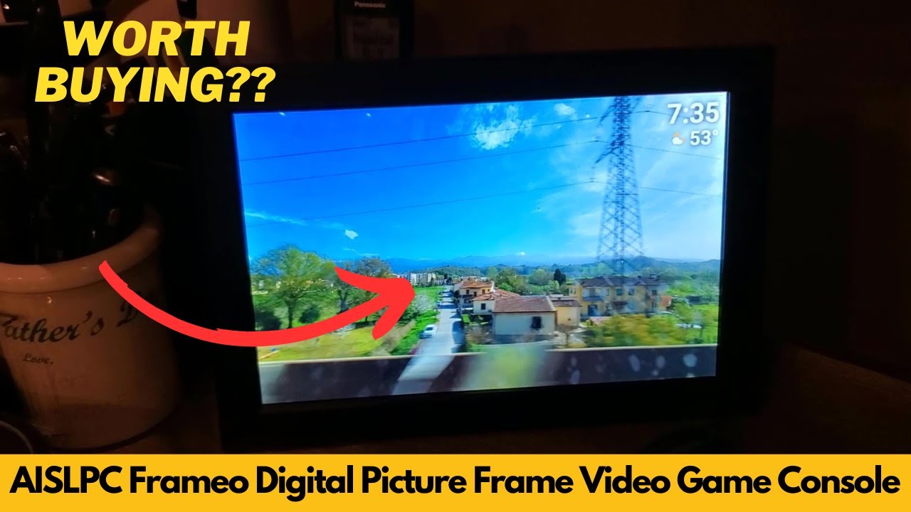Worth It? AISLPC Frameo Digital Picture Frame Video Game Console, 10.1 ...