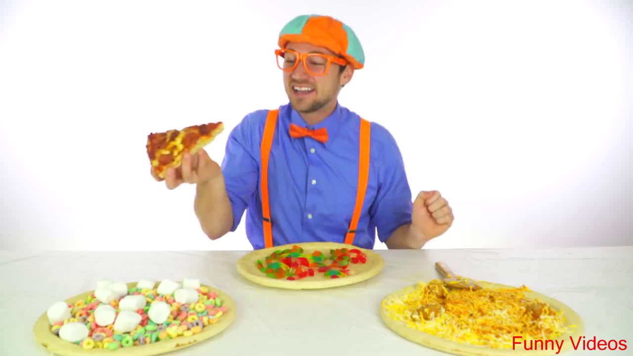 Fools' Day Funny Fun Pizza Song by Blippi | Foods for Kids - YouTube