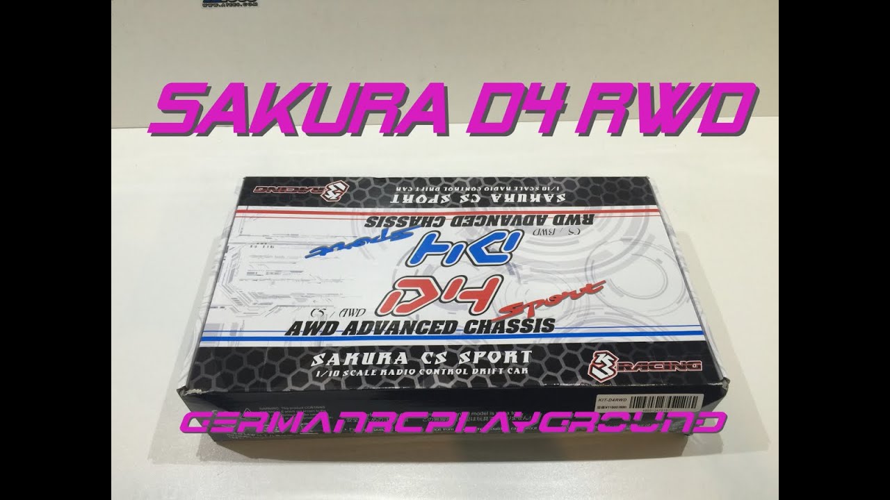 Unboxing Sakura D4 RWD German Deutsch Full HD - YouTube