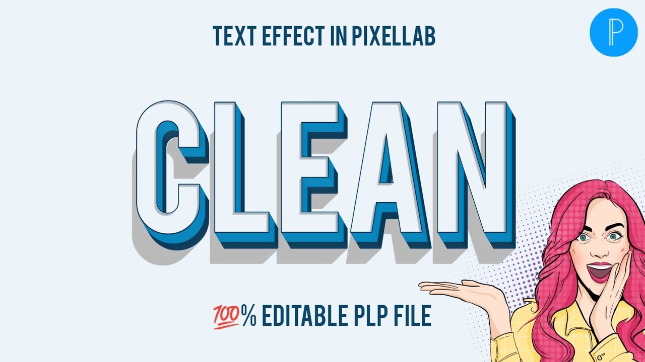 💯% Editable PLP File | How To Create Clean Text Effect - YouTube