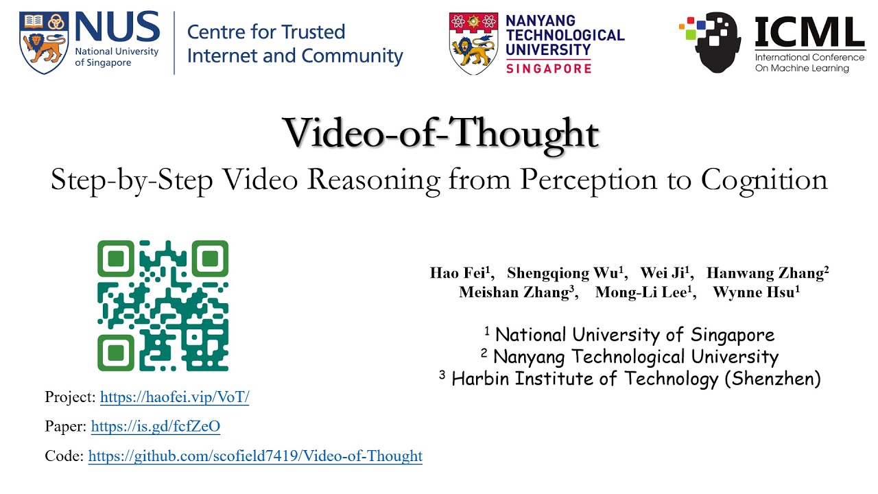 Video-of-Thought: Step-by-Step Video Reasoning from Perception to ...