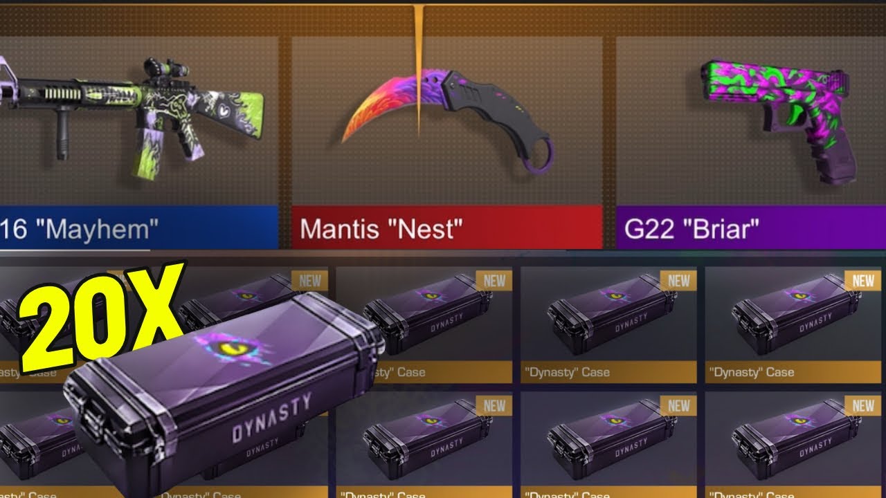 Standoff 2 20x Dynasty Case Opening - YouTube