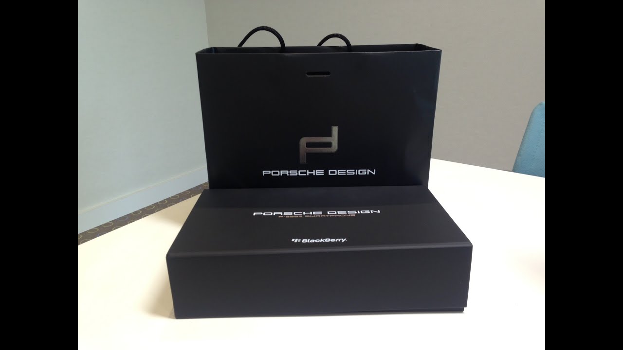 BlackBerry Porsche Design P'9983 Unboxing - YouTube