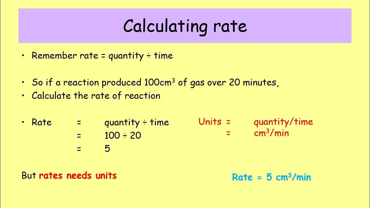 11 Calculating Rate Of Reaction YouTube 11-calculating-rate-of-reaction-youtube