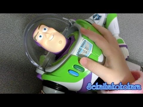 【Toy】バズライトイヤーde遊ぶ1・Let's play Buzz Lightyear【Story】 - YouTube