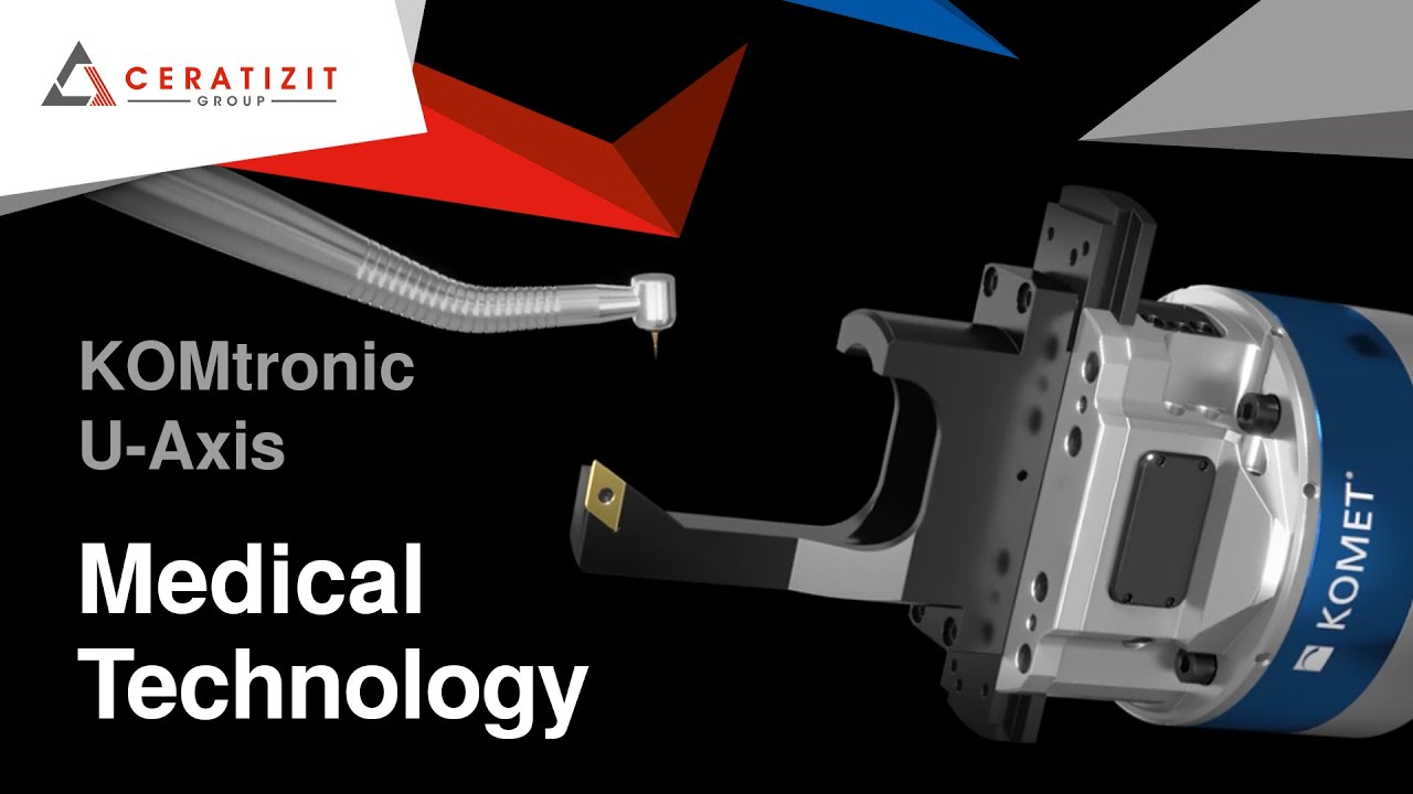 KOMtronic | U-Axis in the production of medical technology - YouTube