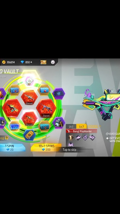 EVO VAULT SPIN 😱 #mg_bhai999 #freefire #viral #funny #memes - YouTube