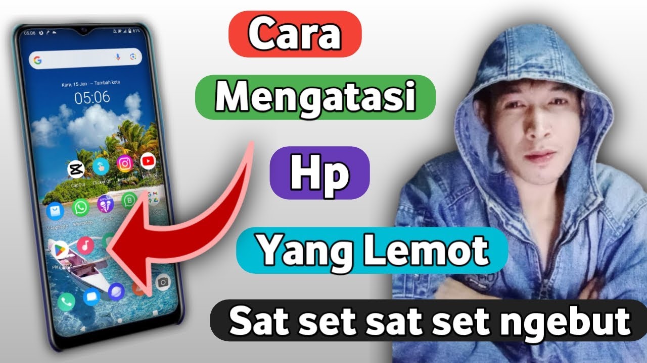 CARA MENGATASI HP LEMOT - YouTube