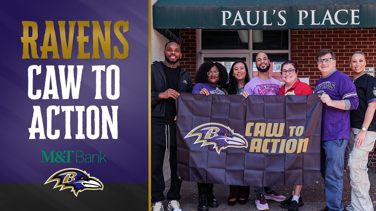Ravens Team Up With United Way for Caw to Action | Baltimore Ravens ...