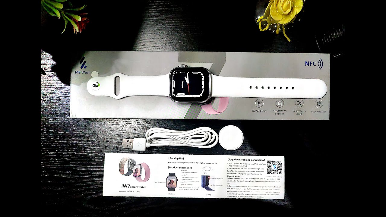 Iw7 Smart Watch ⌚ Unboxing Detail Review Iw7 Smart Watch Wireless