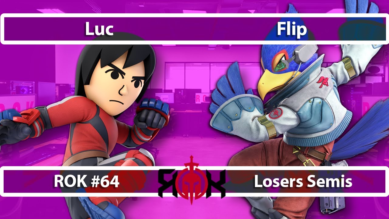 Luc (Mii Brawler) vs Flip (Falco, Diddy) - ROK Esports Smash Ultimate ...